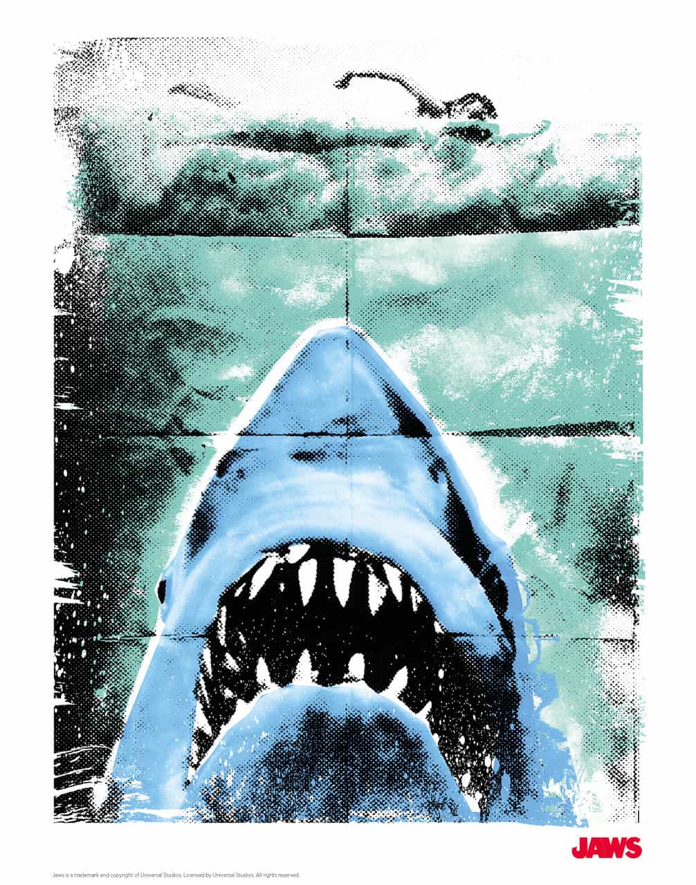 Buy Fred Birchal Framed Art Print Jaws - Memory Box