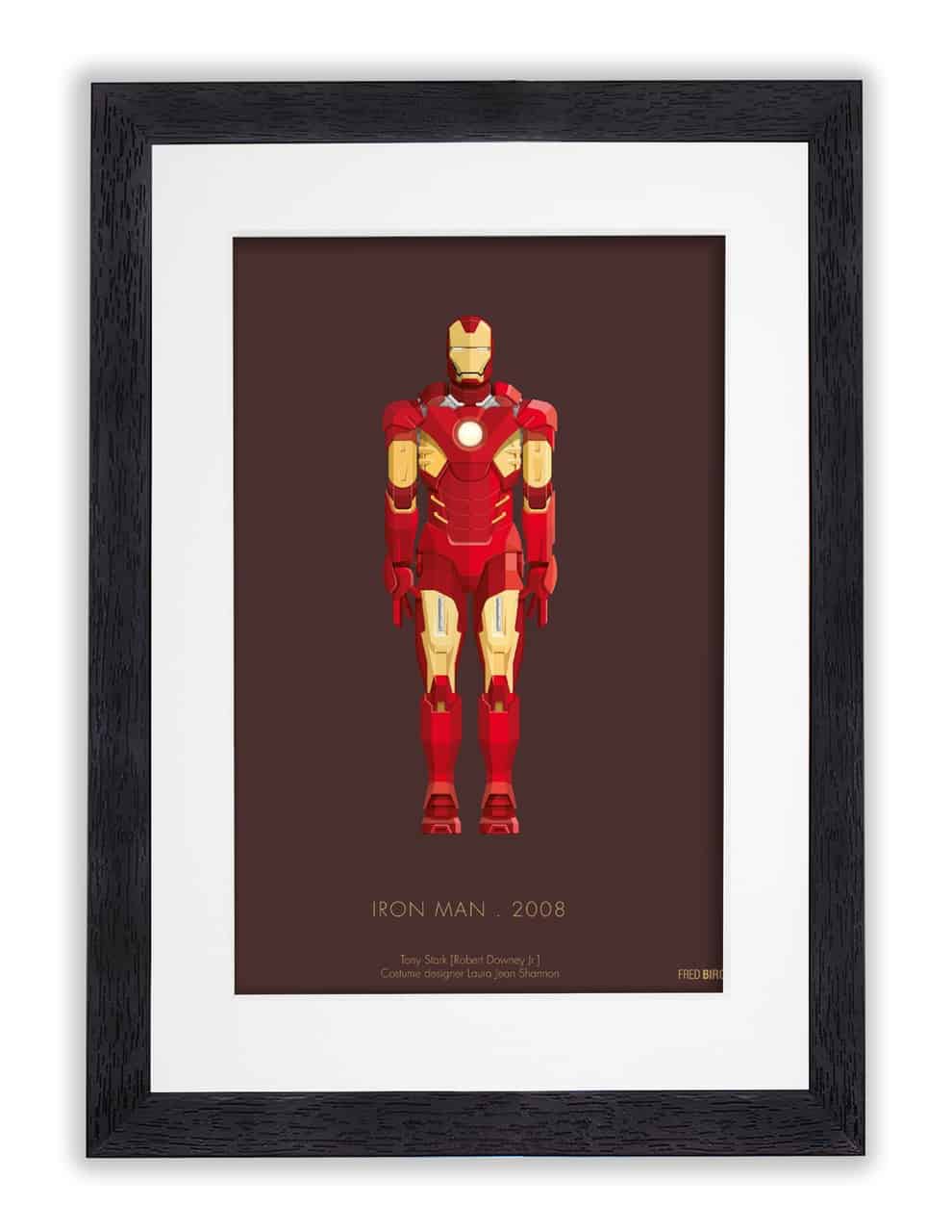 Buy Fred Birchal Framed Art Print Iron Man - Memory Box
