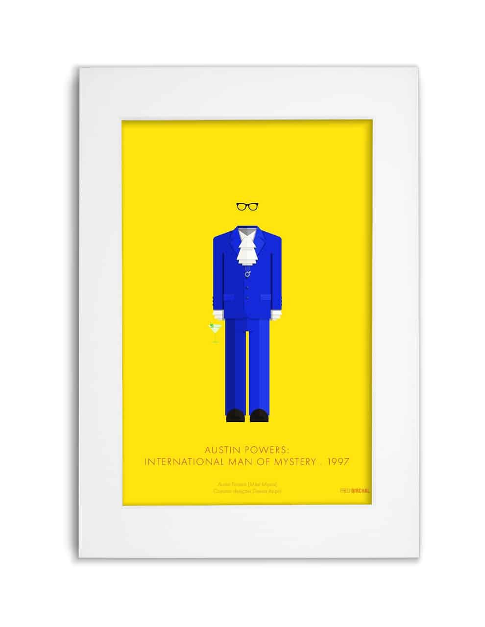 Buy Fred Birchal Framed Art Print - Austin Powers - Memory Box