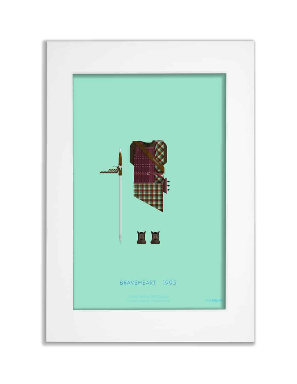 Buy Fred Birchal Framed Art Print Brave Heart 1995 - Memory Box