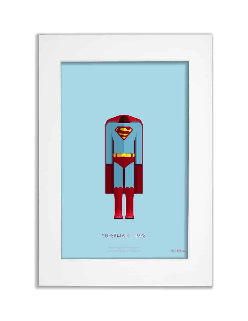 Buy Fred Birchal Framed Art Print Superman - Memory Box