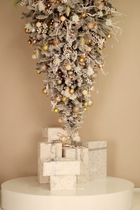 Spice Up Your Decor with an Upside-Down Christmas Tree • Memory Box